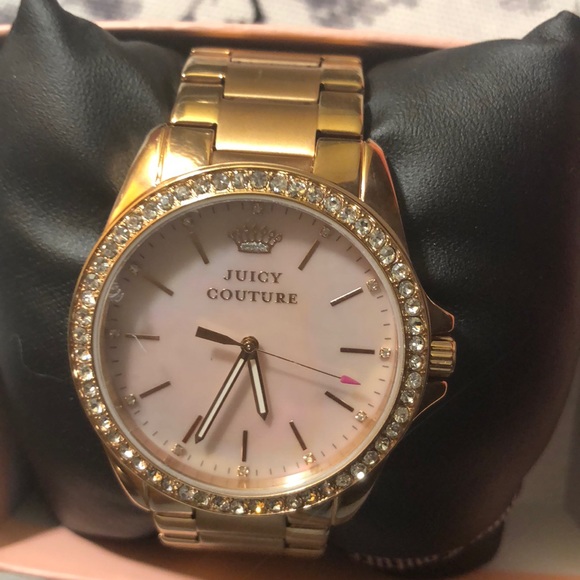 Juicy Couture | Jewelry | Juicy Couture Stella Crystal Rose Gold Tone ...